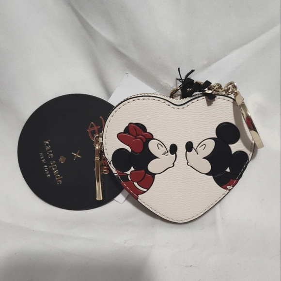 kate spade | Bags | New Disney Kate Spade Mickey And Minnie Coin Purse ...